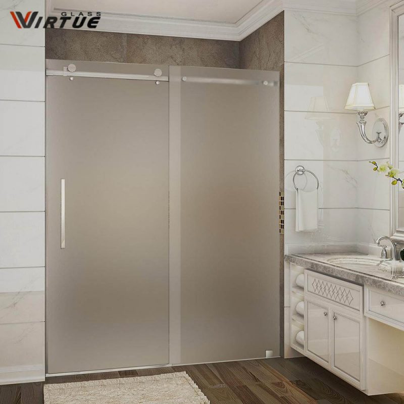 Toughened frosted glass door Manufacturer China