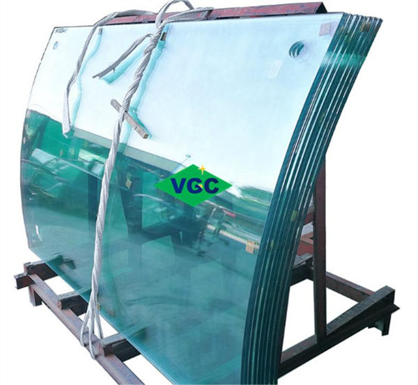VGC High Security Curved Tempered Laminated Glass For Architectural-15 ...