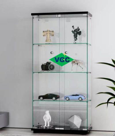 Tempered Glass Display Showcase with LED Light - Virtue Glass